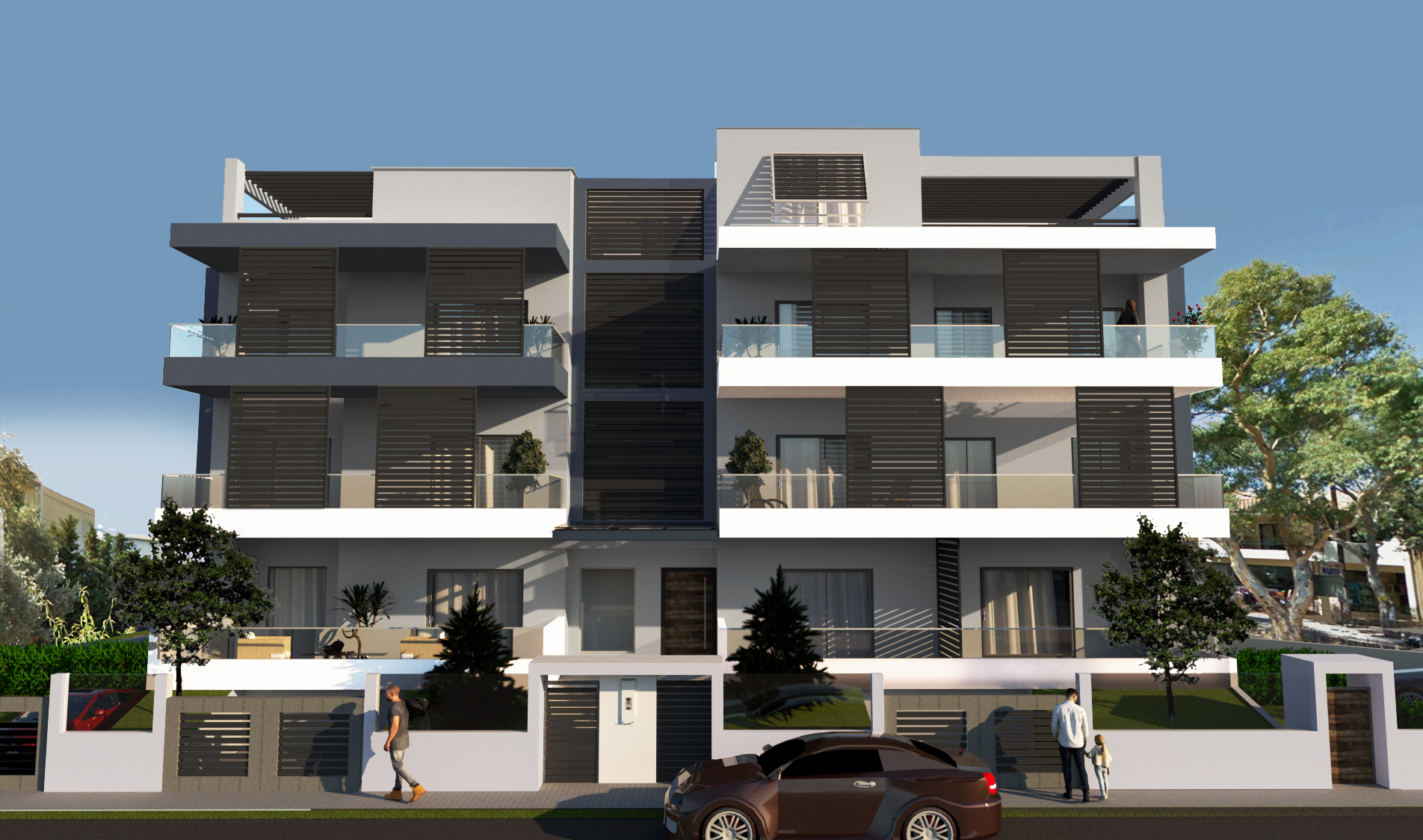 ΤΡΙΩΡΟΦΟ ΚΤΙΡΙΟ ΚΑΤΟΙΚΙΩΝ ΣΤΑ ΜΕΛΙΣΣΙΑ - ΣΕΡΑΦΙΔΗ ΑΡΧΙΤΕΚΤΟΝΙΚΗ