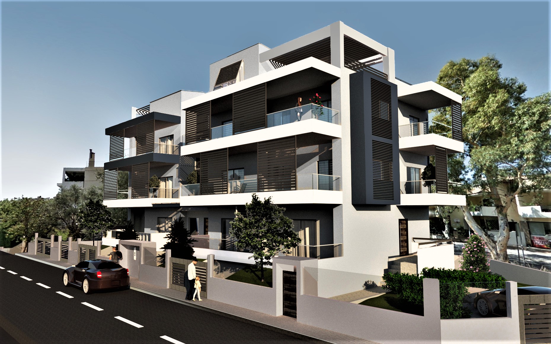 ΤΡΙΩΡΟΦΟ ΚΤΙΡΙΟ ΚΑΤΟΙΚΙΩΝ ΣΤΑ ΜΕΛΙΣΣΙΑ - ΣΕΡΑΦΙΔΗ ΑΡΧΙΤΕΚΤΟΝΙΚΗ